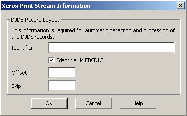 Defining DJDE Record Layout
