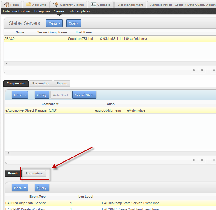 Integration in Siebel Data Quality